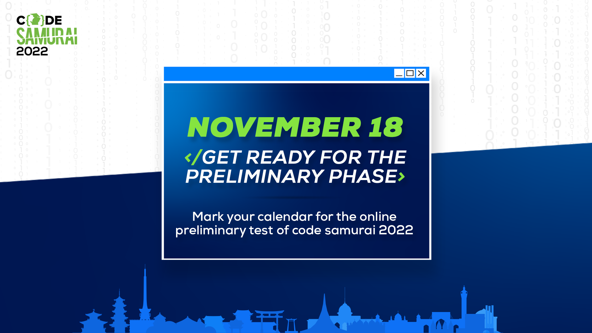 Code Samurai 2022: an Inter-University Hackathon